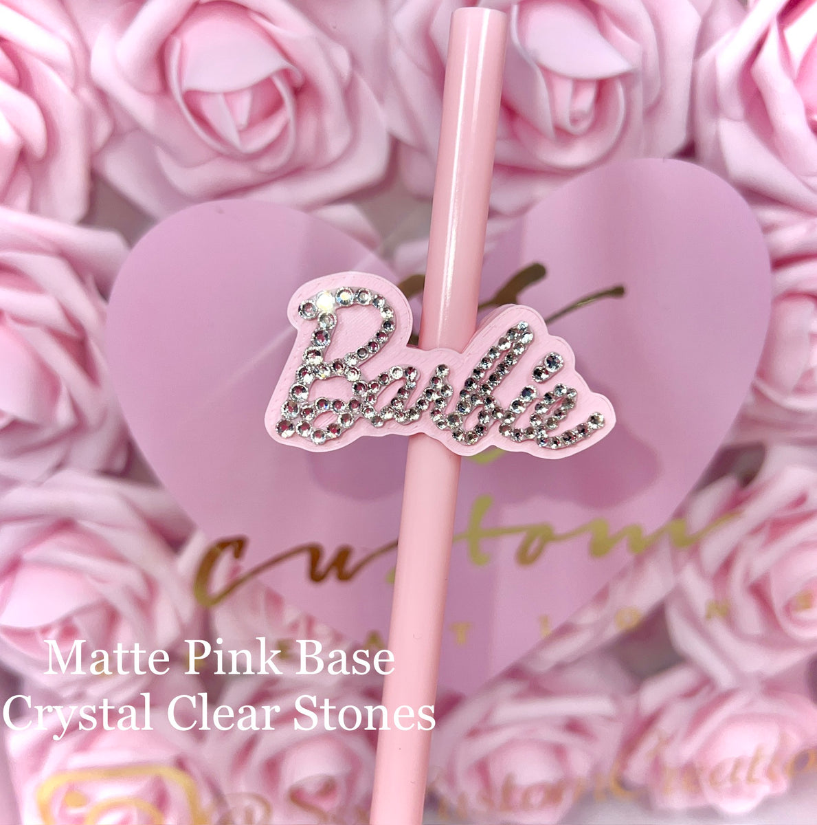 Barbie straw topper – SSxCustomCreations