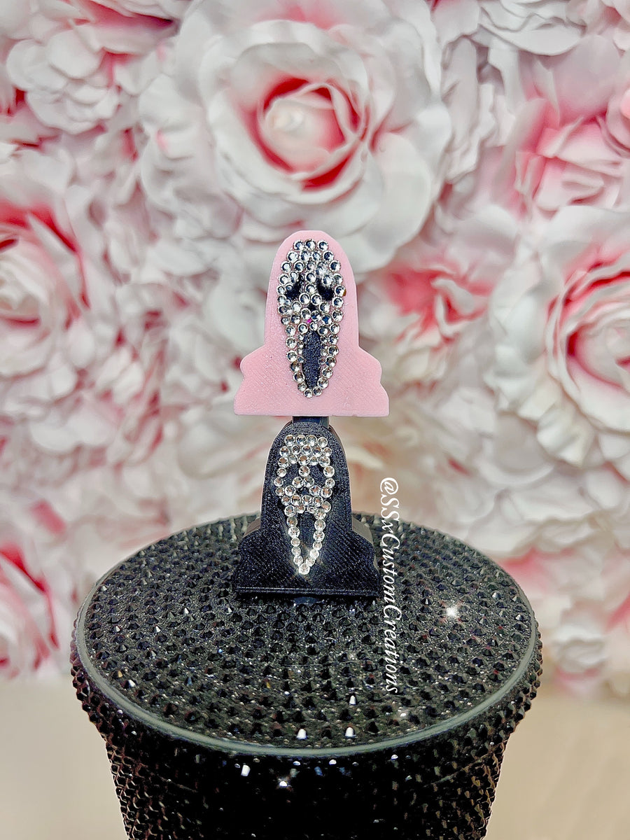GHOSTFACE straw topper – SSxCustomCreations